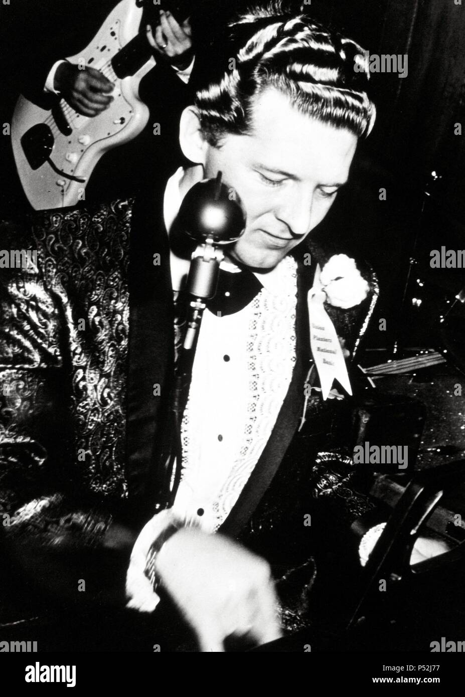 American singer-songwriter and pianist Jerry Lee Lewis Stock Photo - Alamy