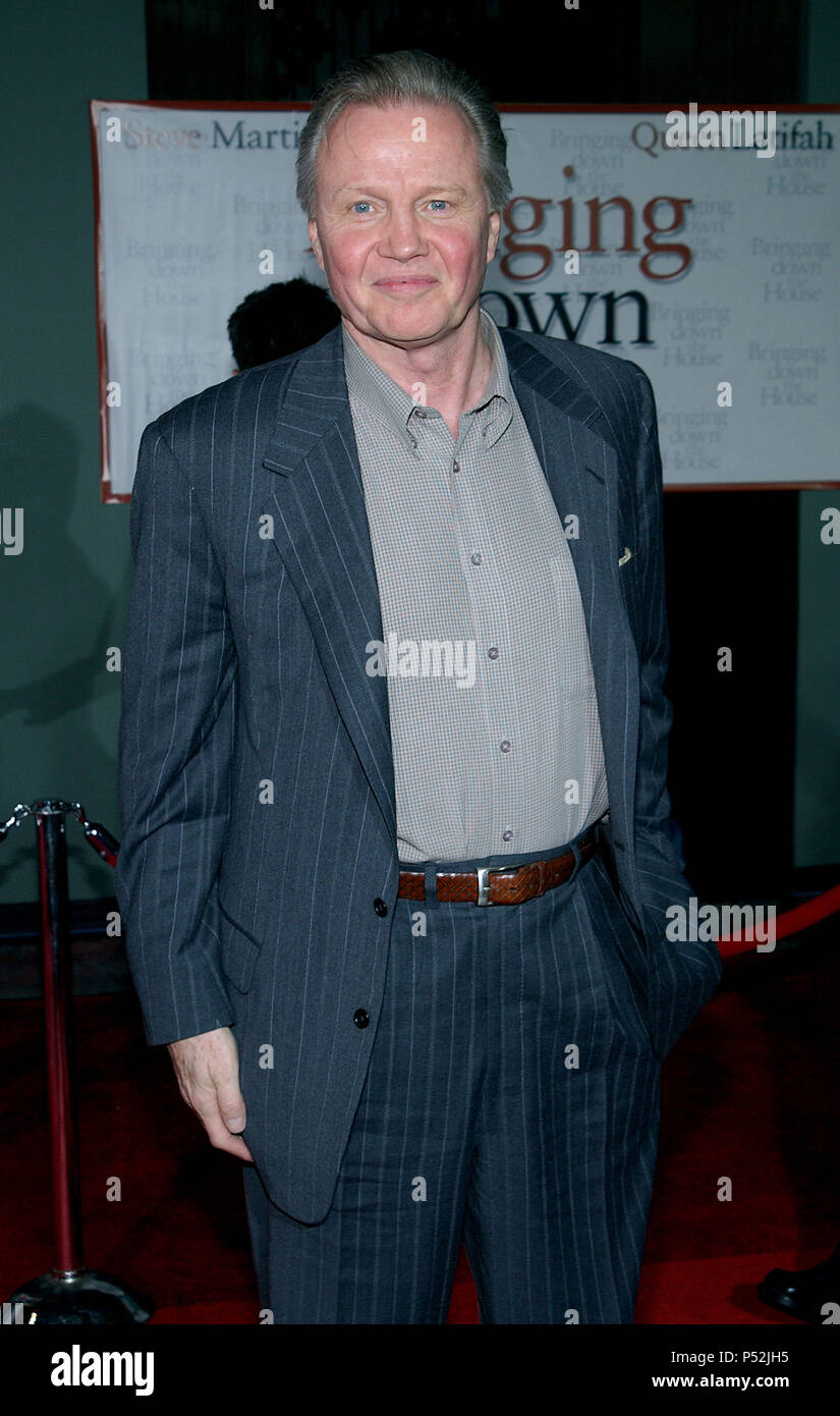 Jon Voight arriving at the Premiere of "Bringing Down The House" at the ...