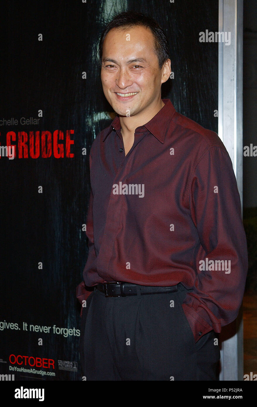 Ken Watanabe arriving at the Grudge Premiere at the Mann Village ...