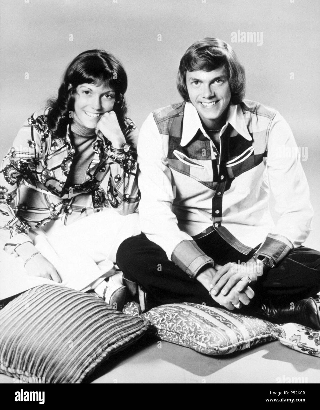 American vocal and instrumental duo, The Carpenters Stock Photo - Alamy