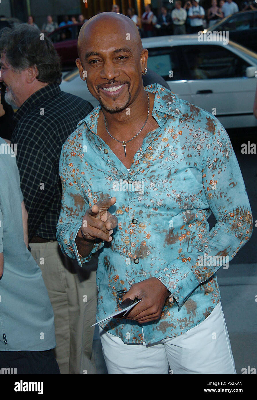Montell Williams arriving at the Los Angeles Premiere of The Manchurian ...