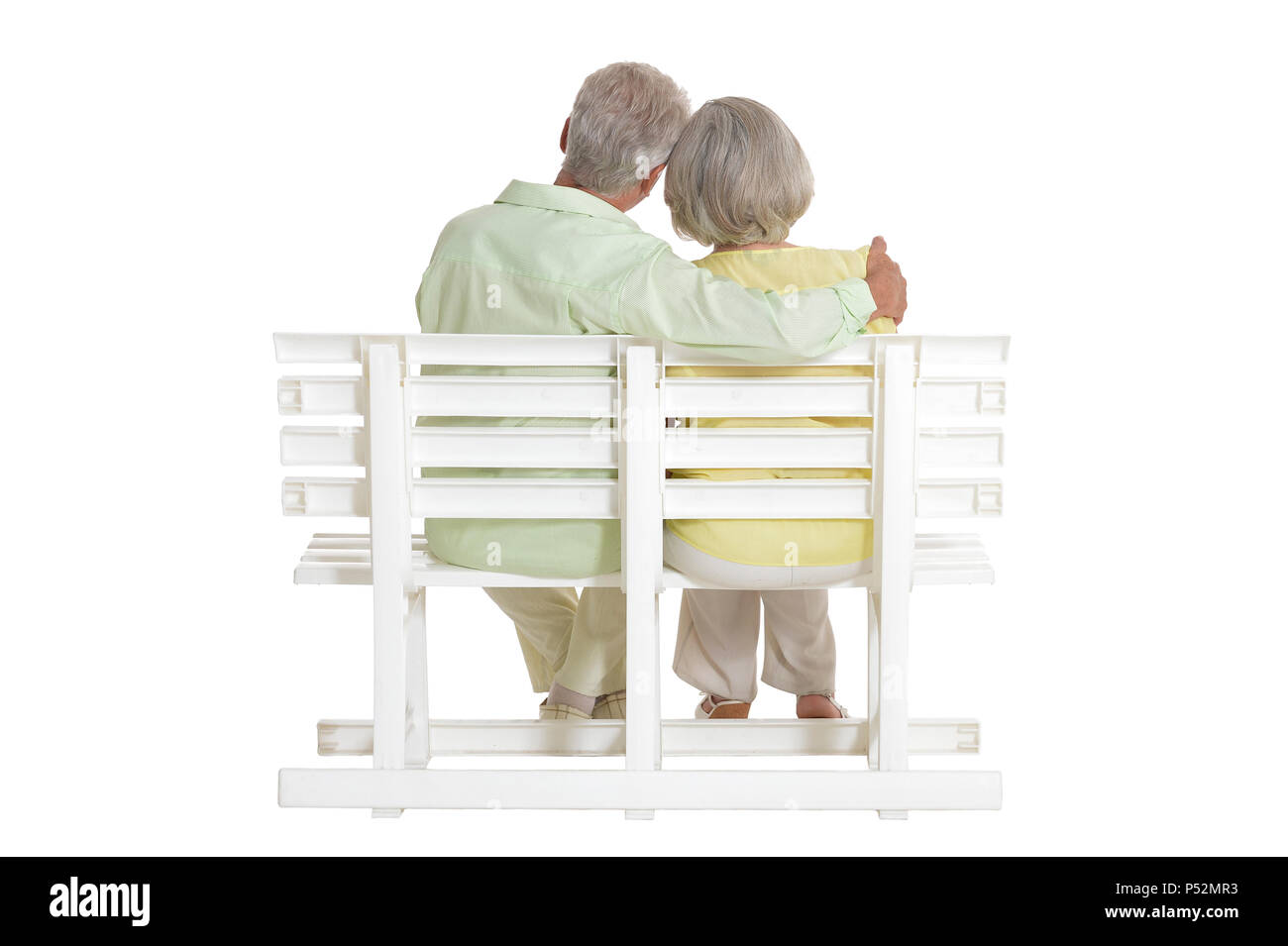 Sad man woman sitting Cut Out Stock Images & Pictures - Alamy