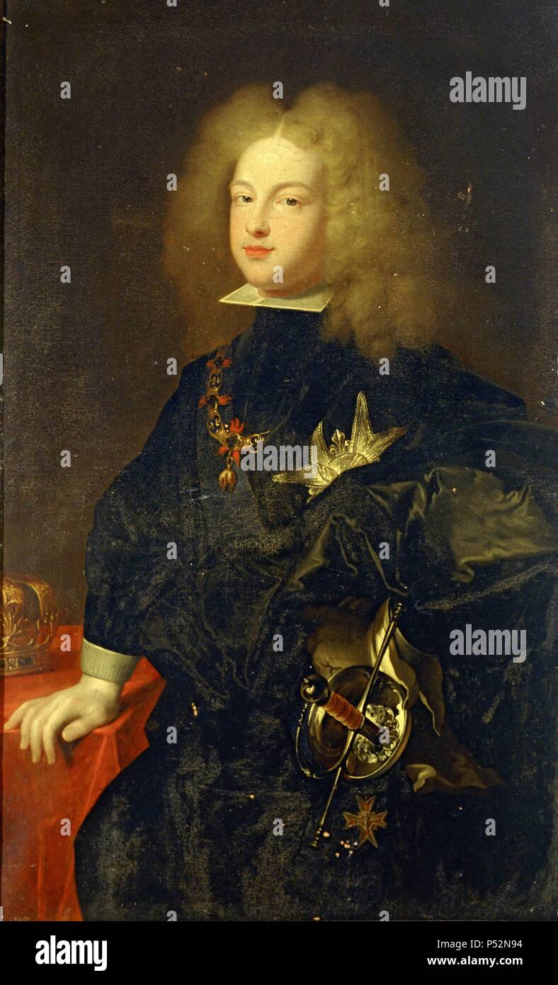 Felipe V de Borbón, rey de España, llamado el Animoso (1683-1746 Stock Photo - Alamy
