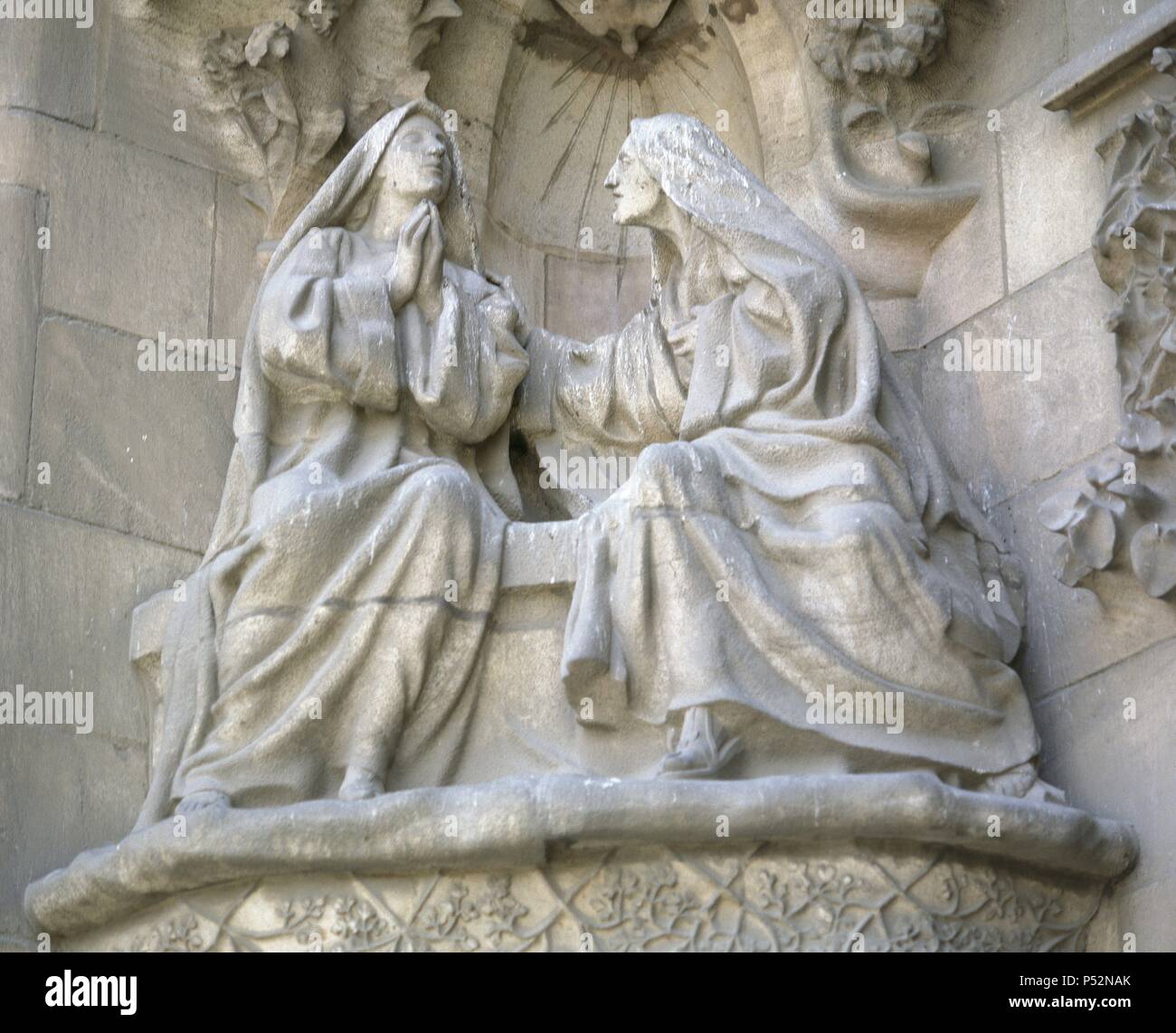 Antoni Gaudi Cornet (1852-1926). Spanish architect. Basilica and ...