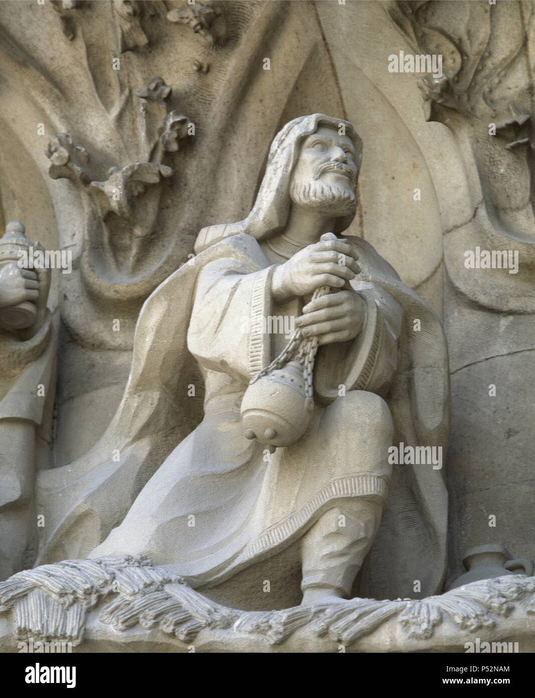 Antoni Gaudi Cornet (1852-1926). Spanish architect. Basilica and ...