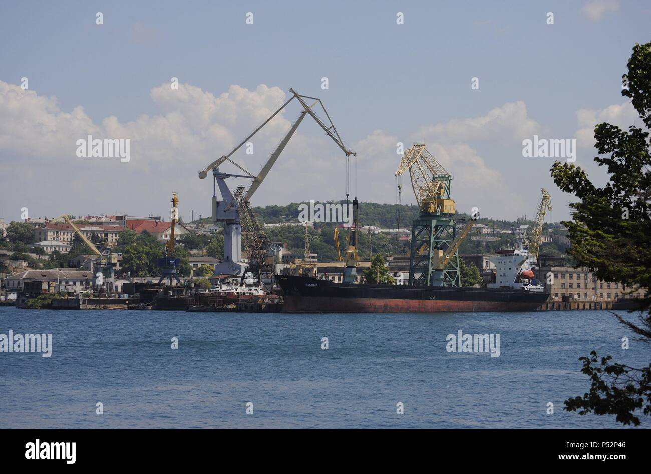 Ukraine. Sevastopol. Harbour Stock Photo - Alamy