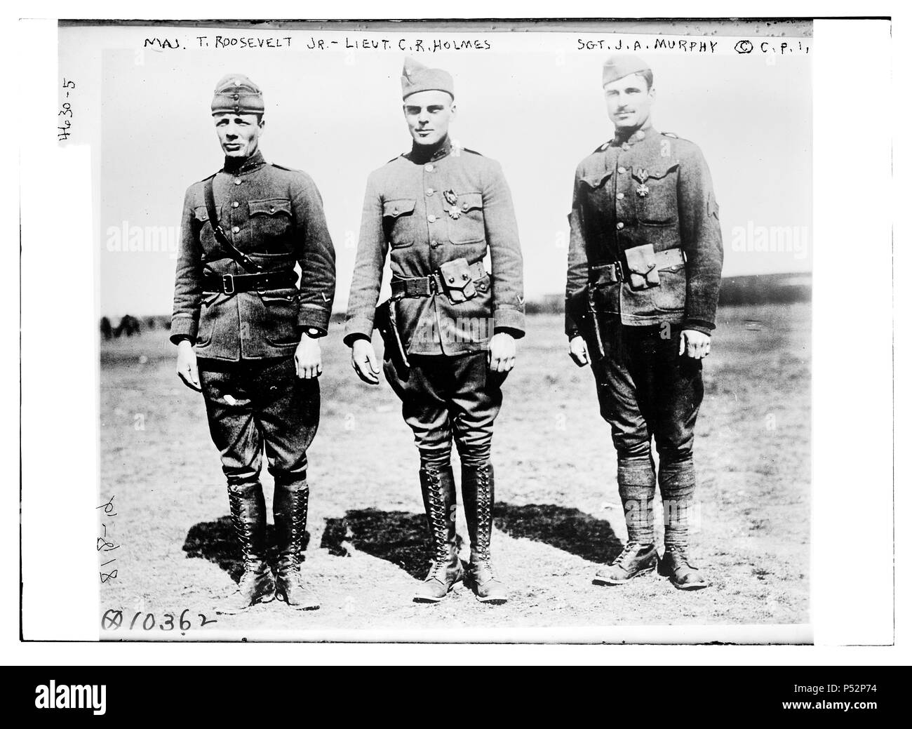 Lt Christian R. Holmes and Sgt James A. Murphy of the First Division ...