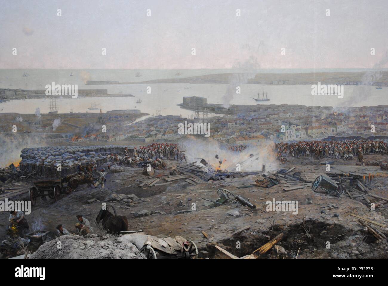 Crimean War (1853-1856). Siege of Sevastopol, 1854-1855, by Franz ...