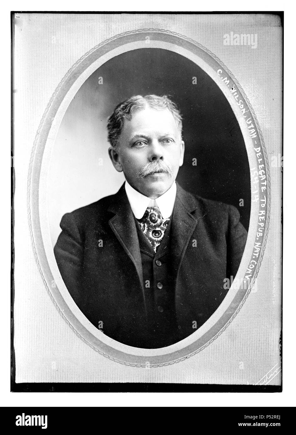 C.M. Wilson, Utah, delegate to Republican National Convention, cameo ...