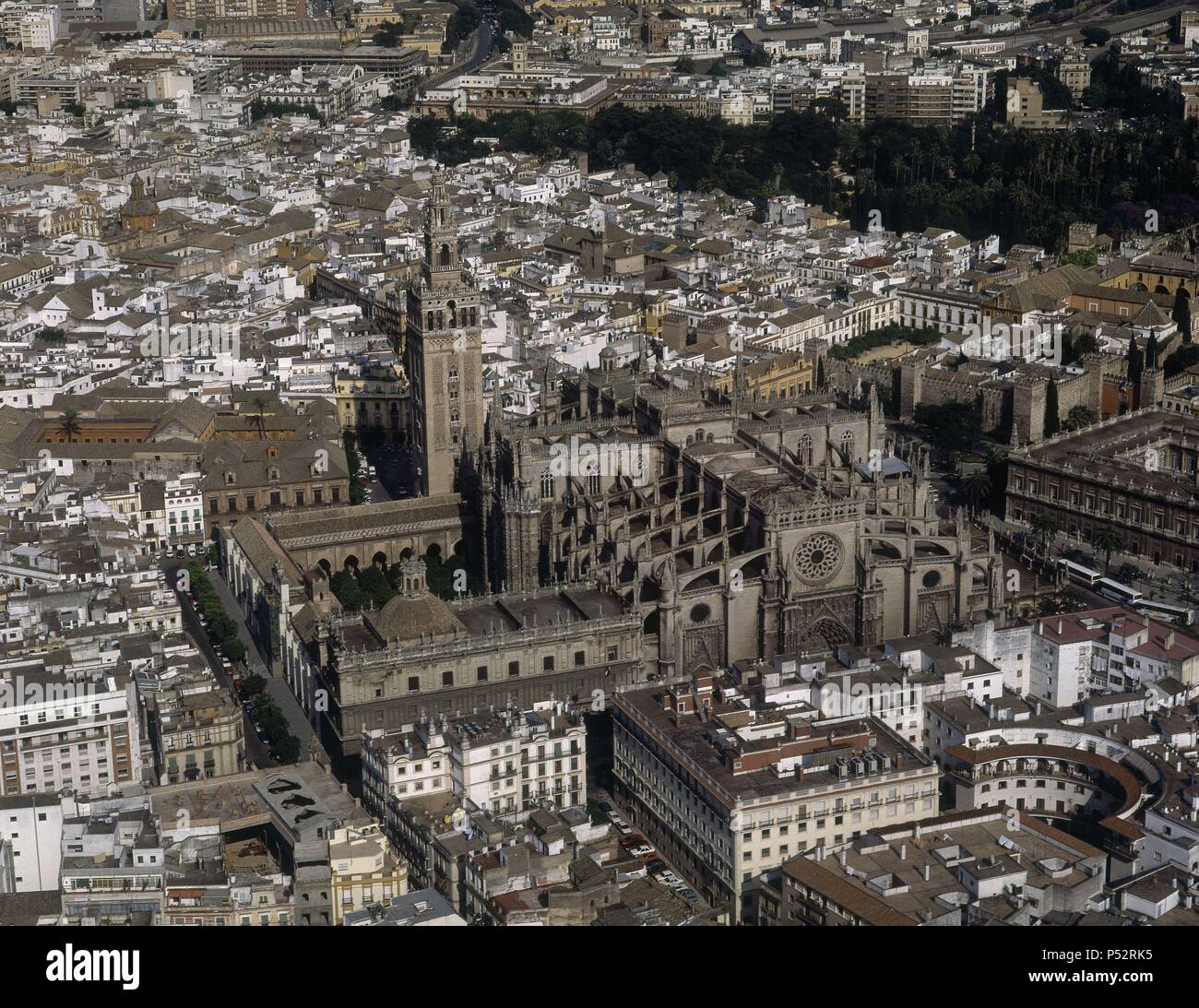 Aerial photograph of seville hi-res stock photography and images - Alamy