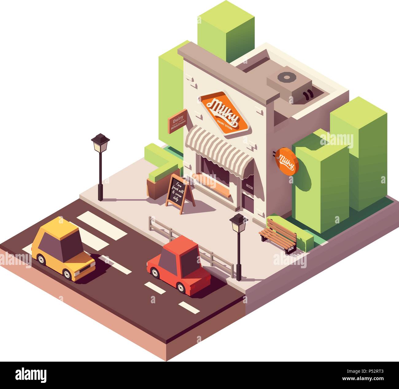 Milk products icon vector Stock Vector Images - Alamy