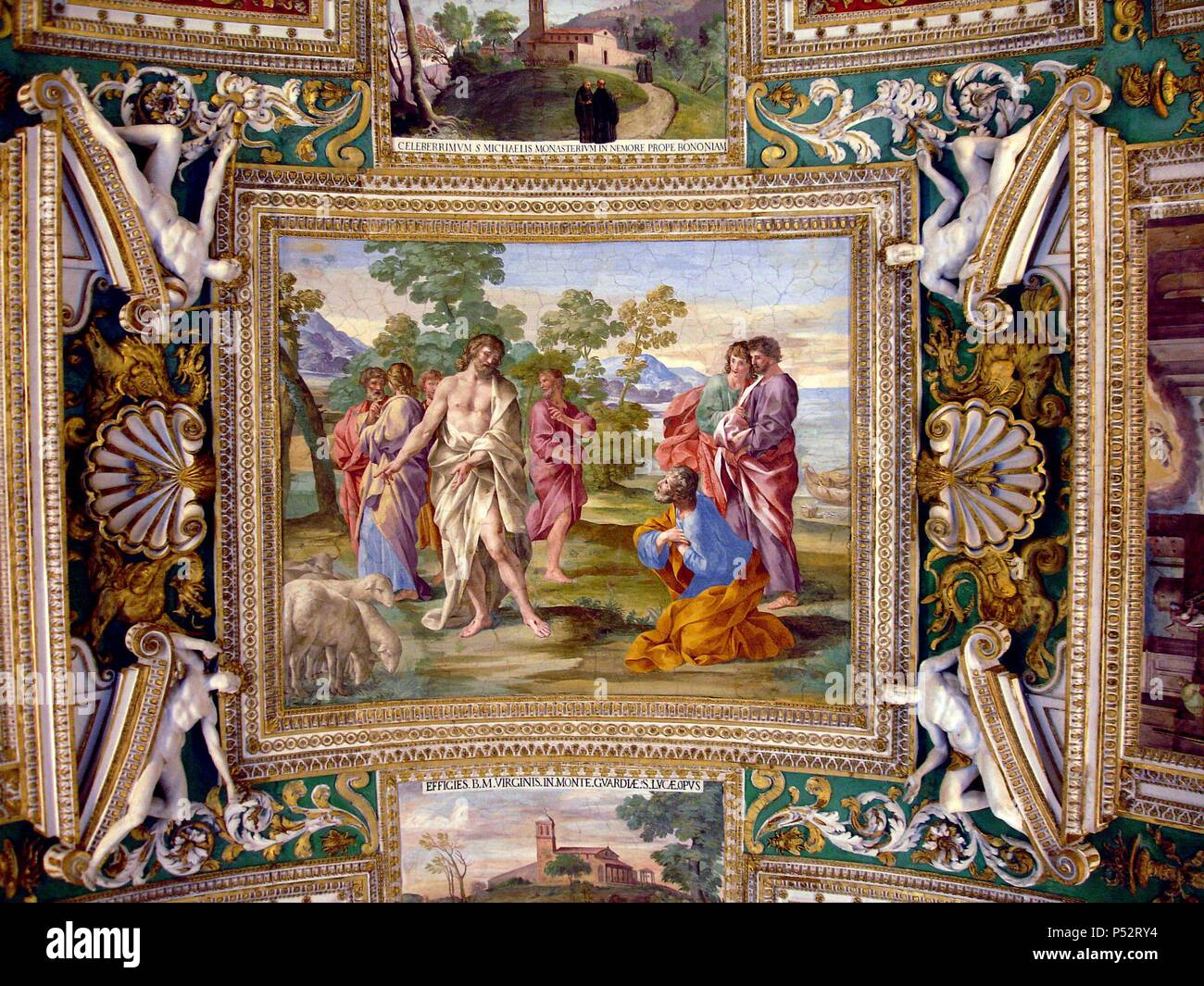 SAN PEDRO GALLERIE CARTE GEO VATICANO. Location: MUSEOS VATICANOS ...