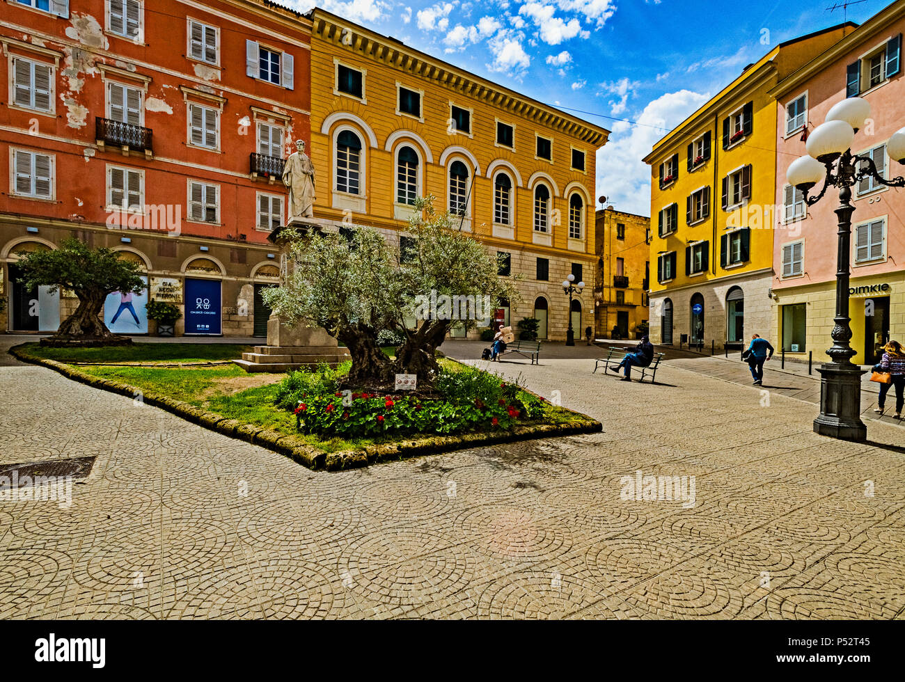 Piazza azuni sardinia hi-res stock photography and images - Alamy