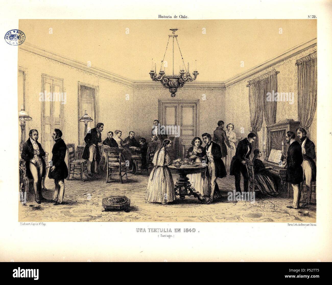 UNA TERTULIA EN 1840 DEL ATLAS DE LA HISTORIA FISICA Y POLITICA DE ...