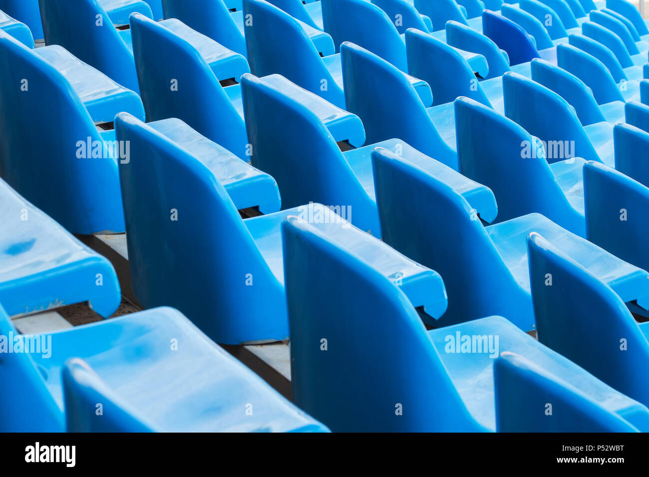 Empty bleachers seats hi-res stock photography and images - Alamy