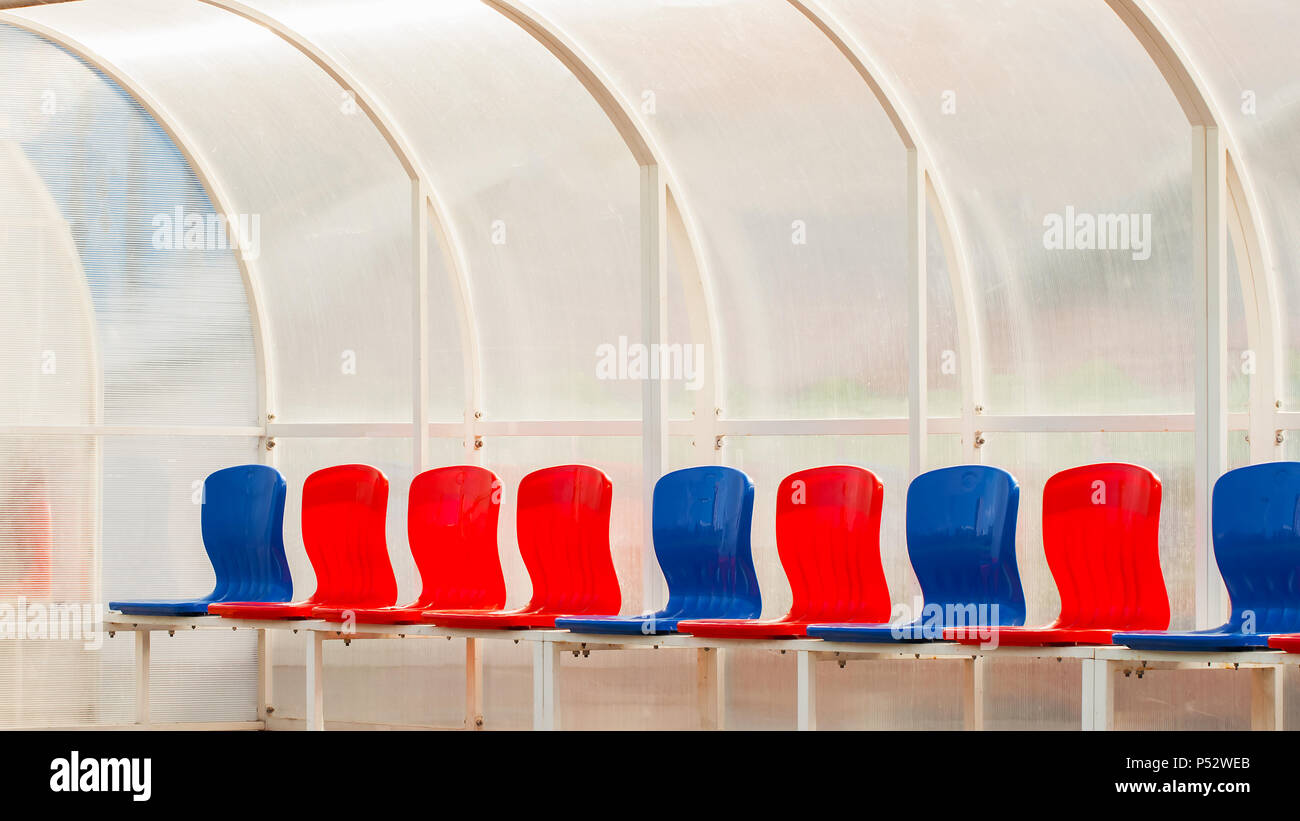 Empty seats in football stadium hi-res stock photography and images - Alamy