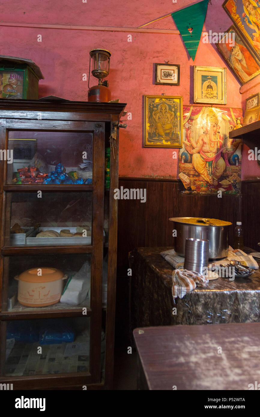 interior of a chai shop, Goa, India Stock Photo - Alamy