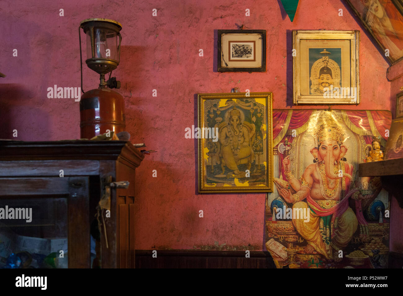 interior of a chai shop, Goa, India Stock Photo - Alamy