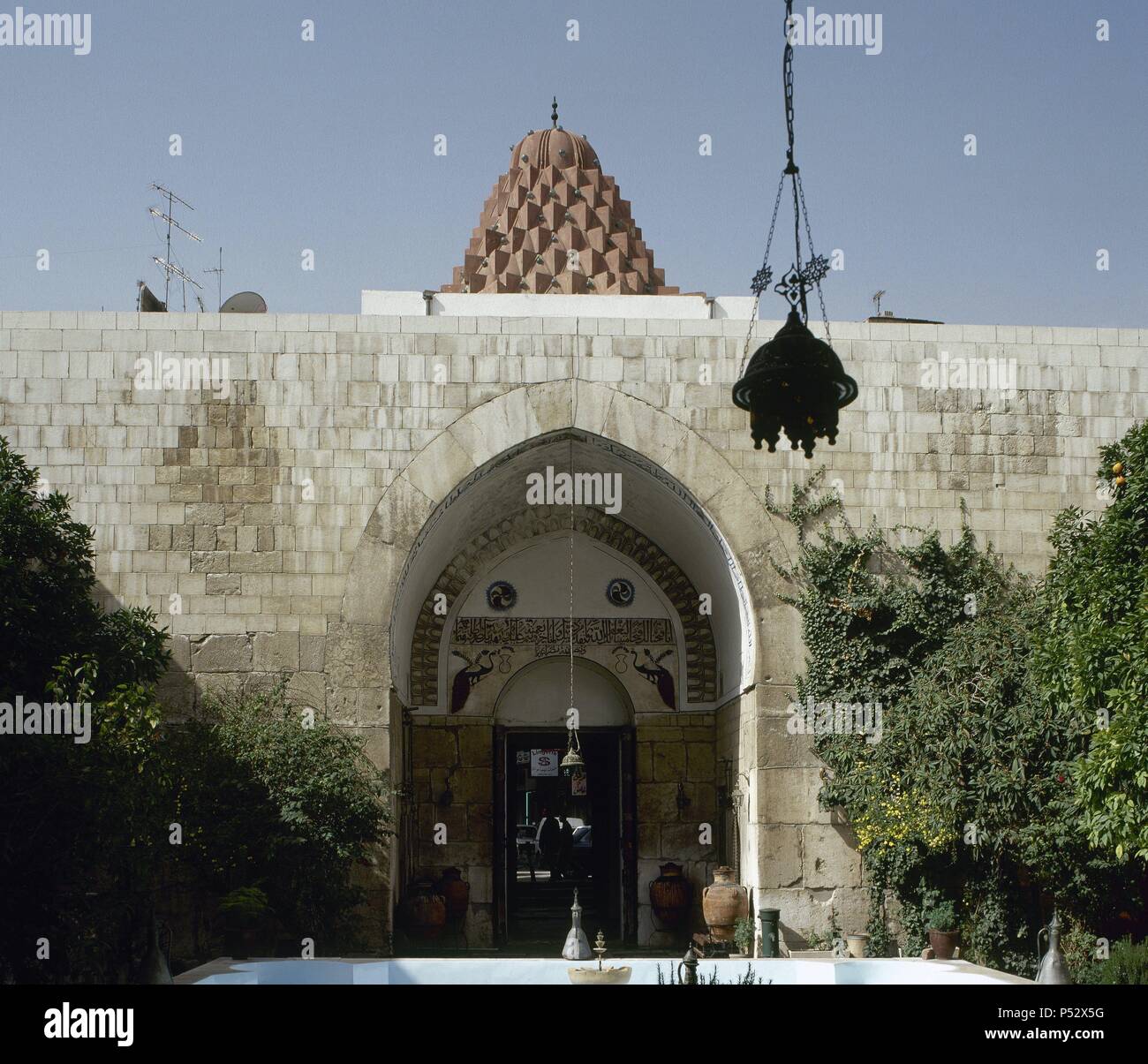 Syria. Damascus. Nur al-Din Bimaristan. Old hospital. Built 1153. Now ...