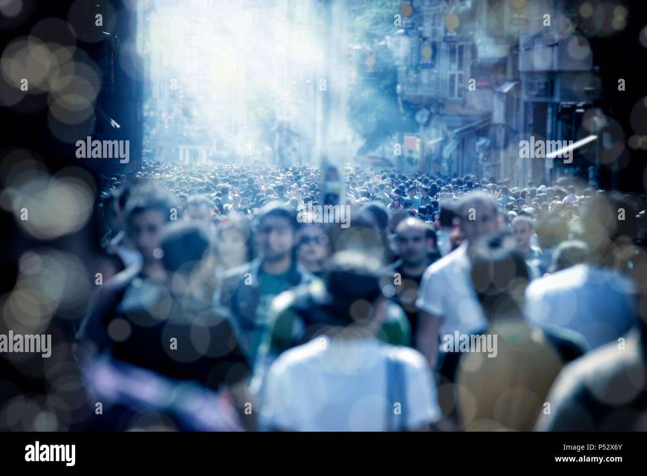 an image of people walking in rush hour Stock Photo - Alamy