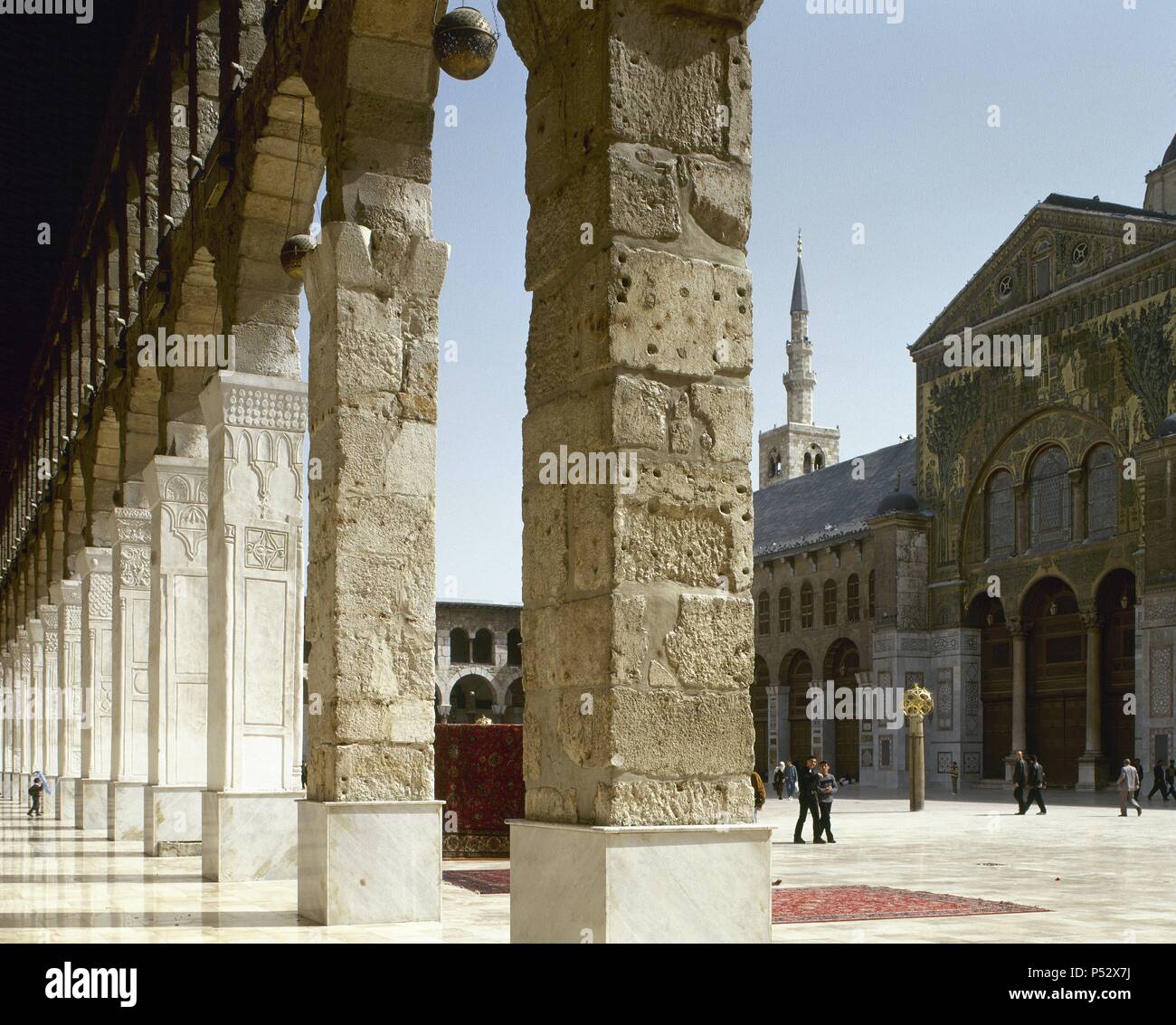 Syria. Damascus. Umayyad Mosque or Great Mosque of Damascus. Built in ...