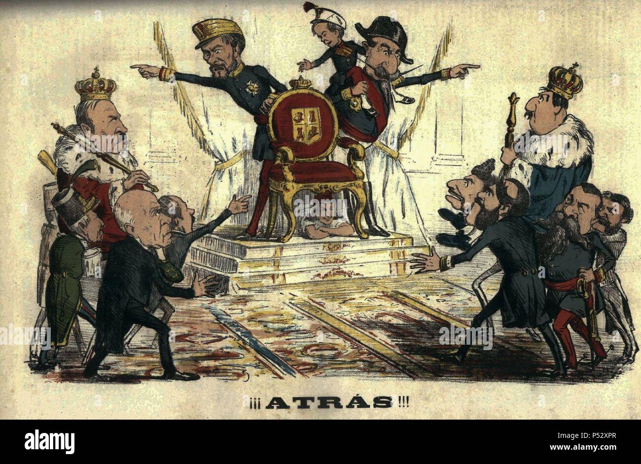 SATIRA - REVISTA LA FLACA - 12 DE JUNIO DE 1870. Location: BIBLIOTECA ...