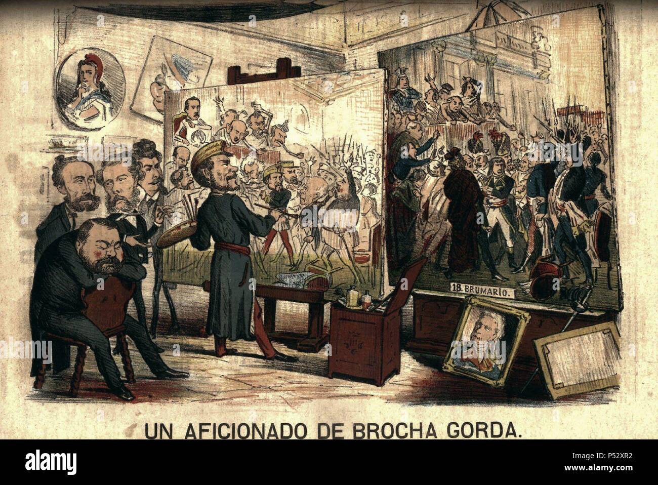 SATIRA - REVISTA LA FLACA - 24 DE JULIO DE 1870. Location: BIBLIOTECA ...