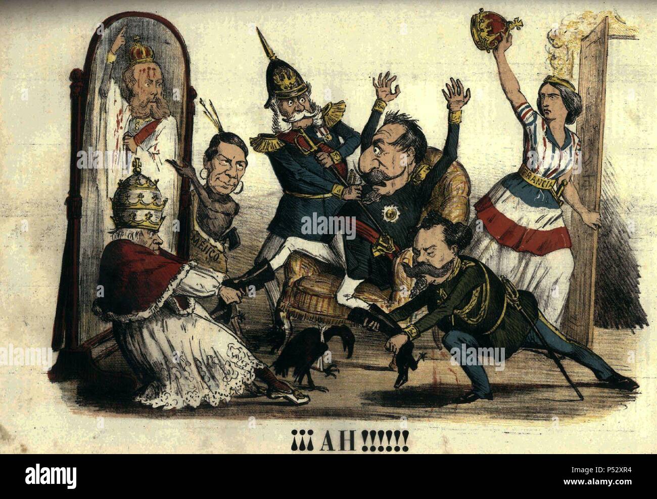 Satire. Magazine 'La Flaca', 28 August 1870. Location: BIBLIOTECA ...