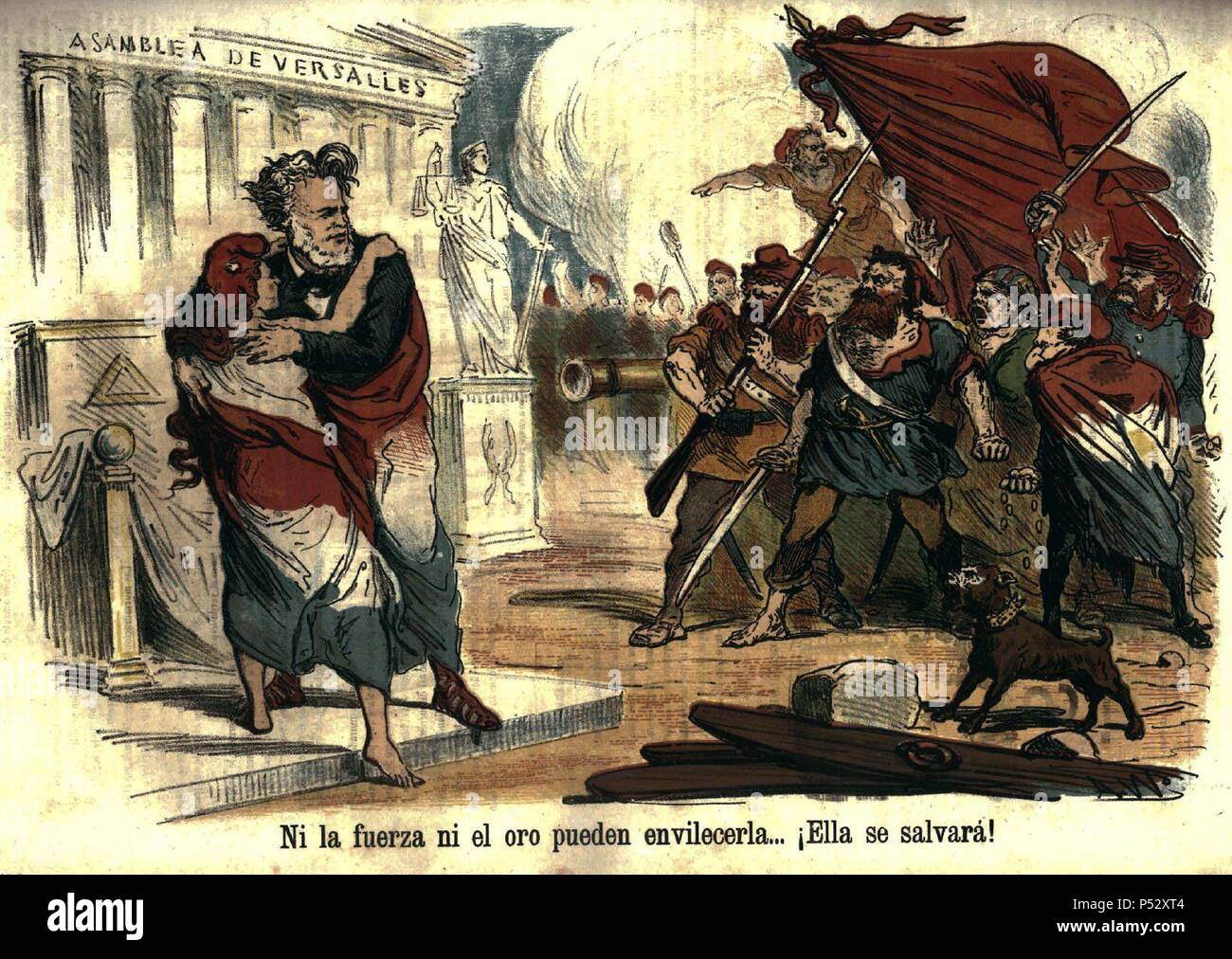 SATIRA - REVISTA LA FLACA - 16 DE ABRIL DE 1871. Location: BIBLIOTECA ...