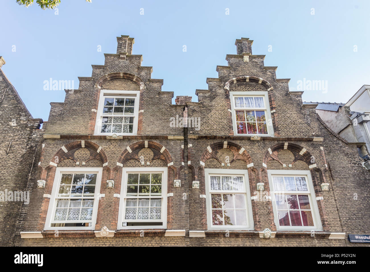 Dutch gable houses Stock Photo - Alamy