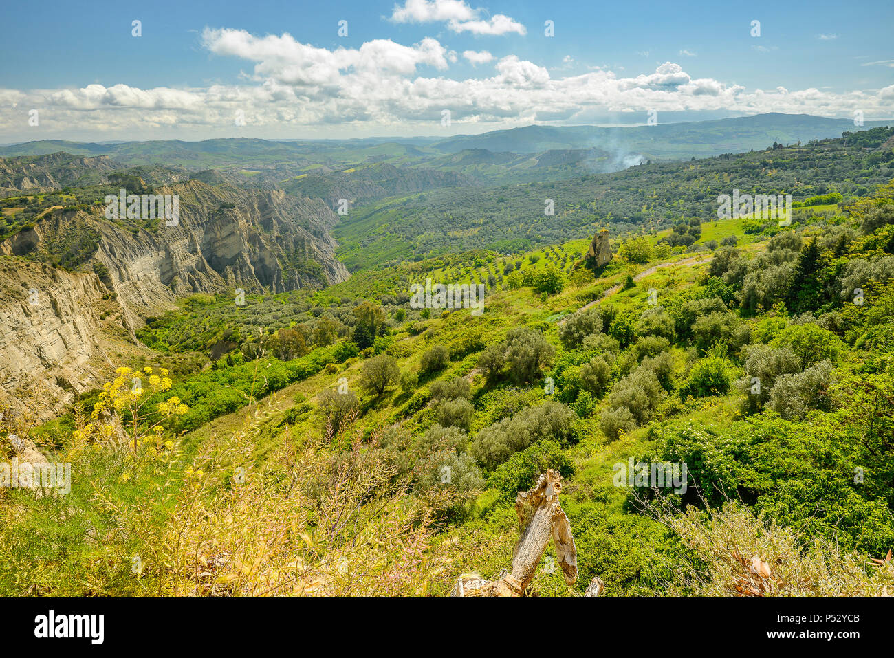 aliano badlands in basilicata landscapes Stock Photo - Alamy