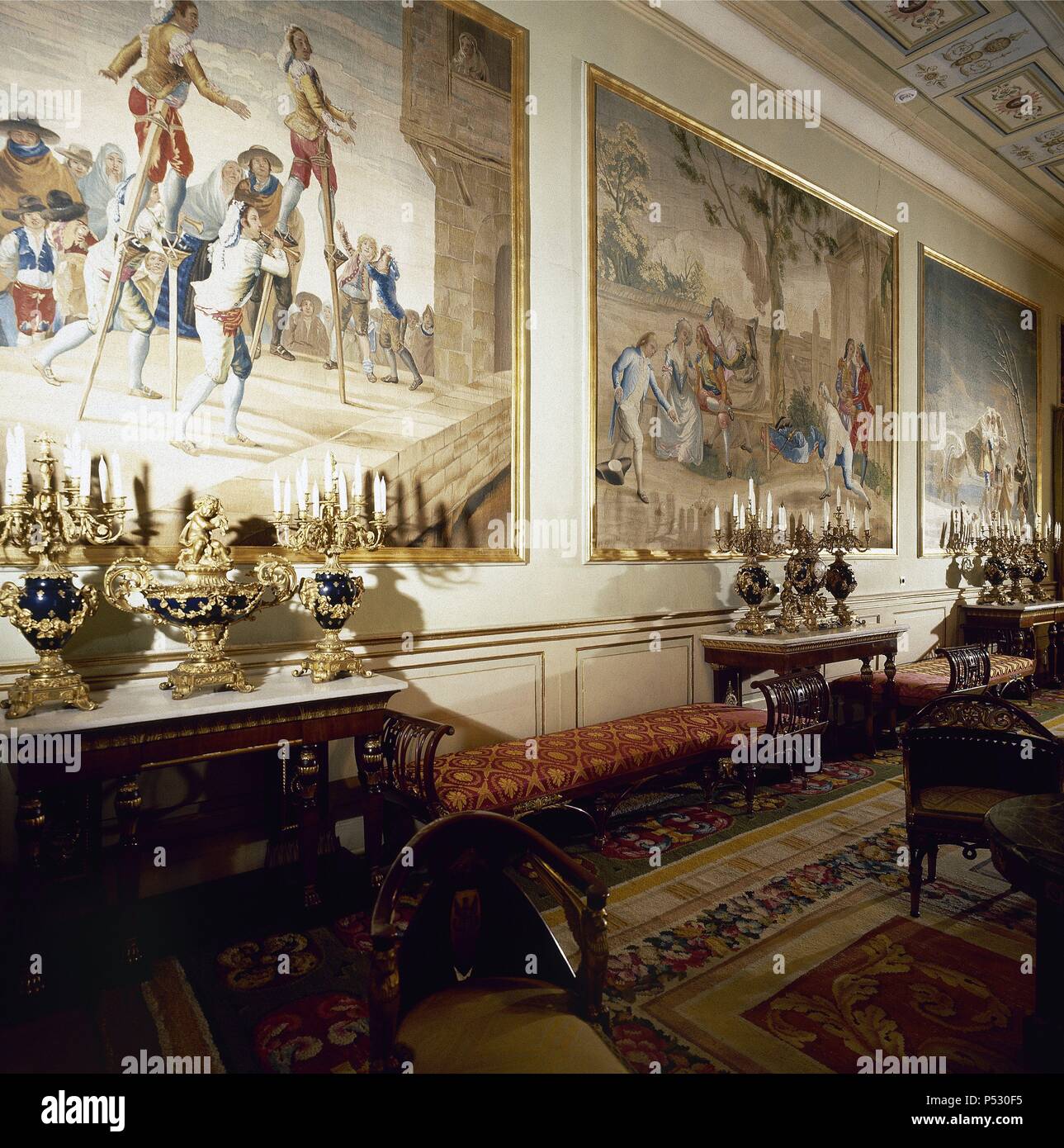 The royal palace madrid goya hi-res stock photography and images - Alamy