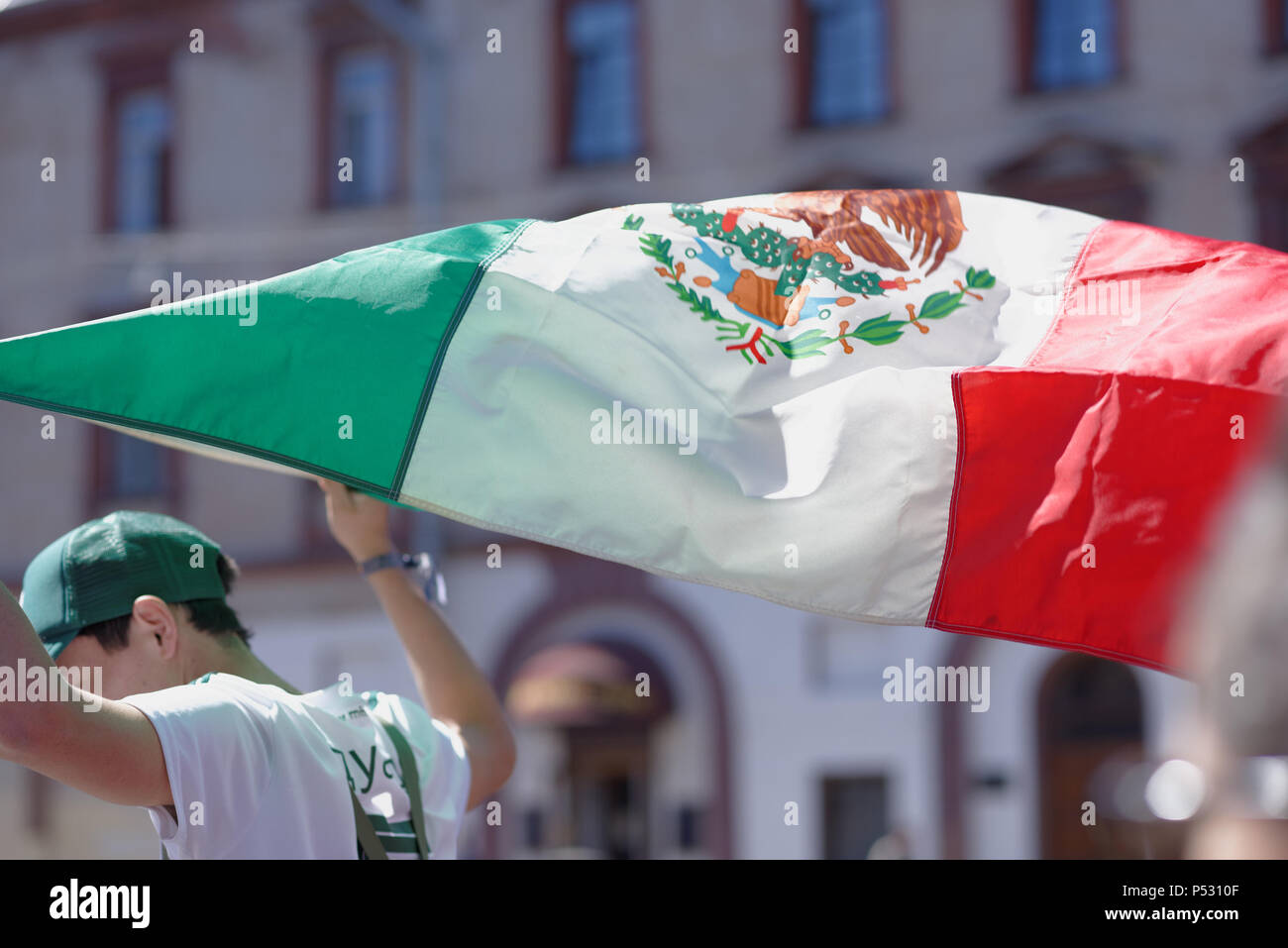 Mexico russia world cup flag hi-res stock photography and images - Alamy