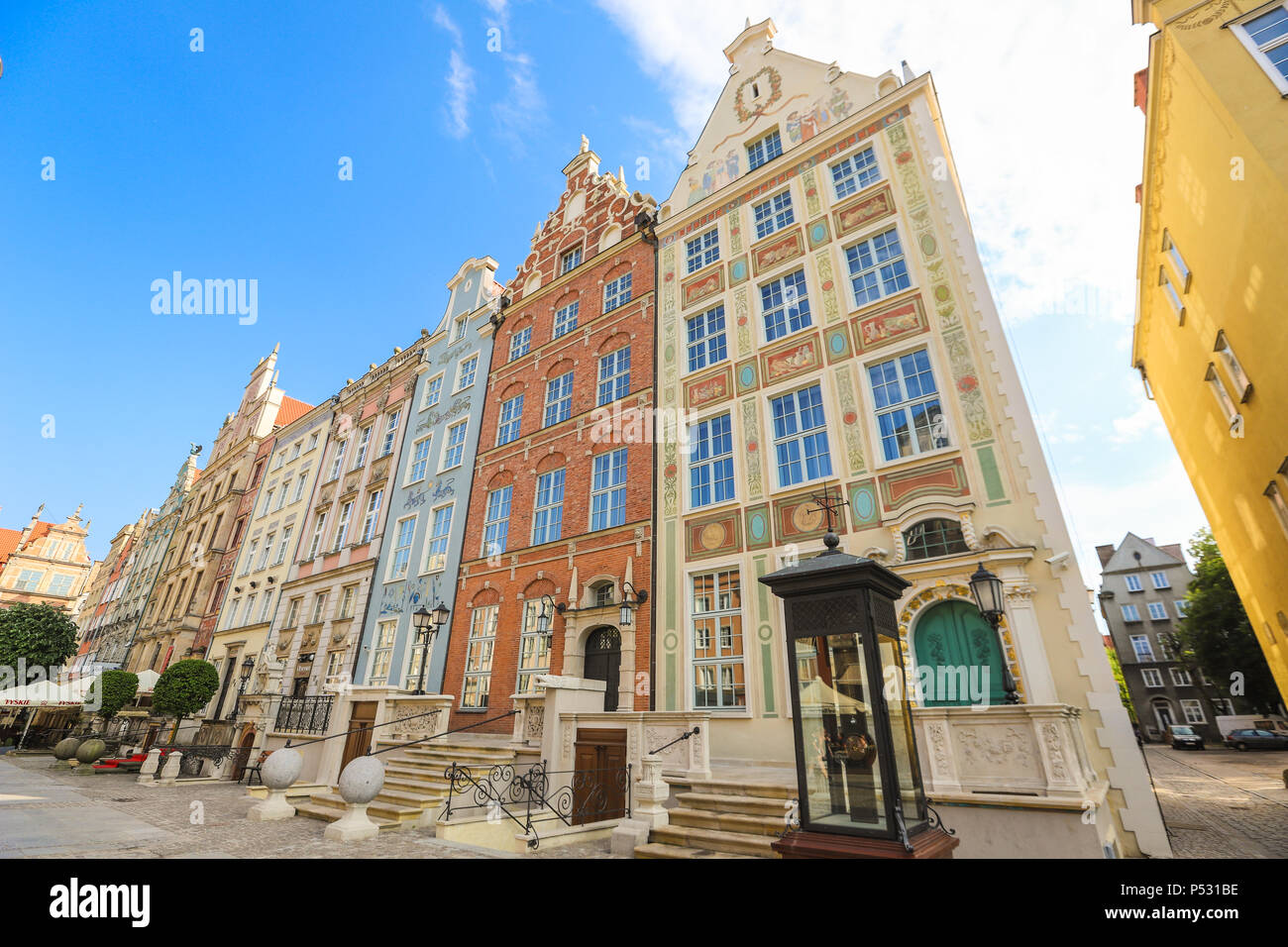 Old traditional buildings in Gdansk Stock Photo - Alamy