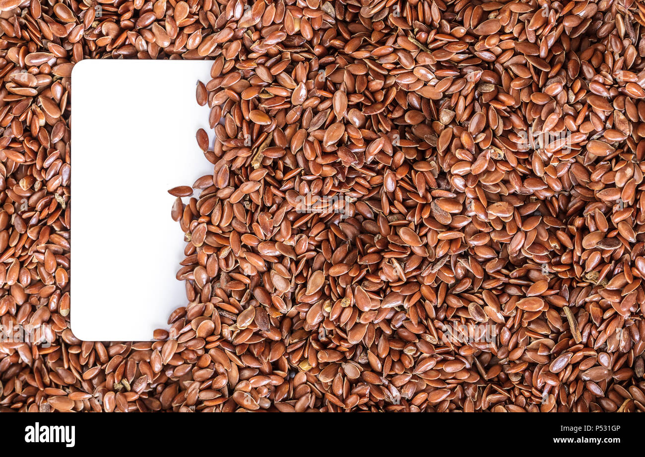food background of a flax seed texture closeup Stock Photo - Alamy