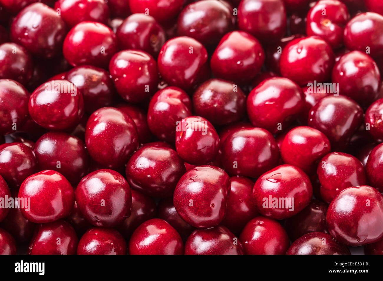 food background texture of fresh berries cherries Stock Photo - Alamy