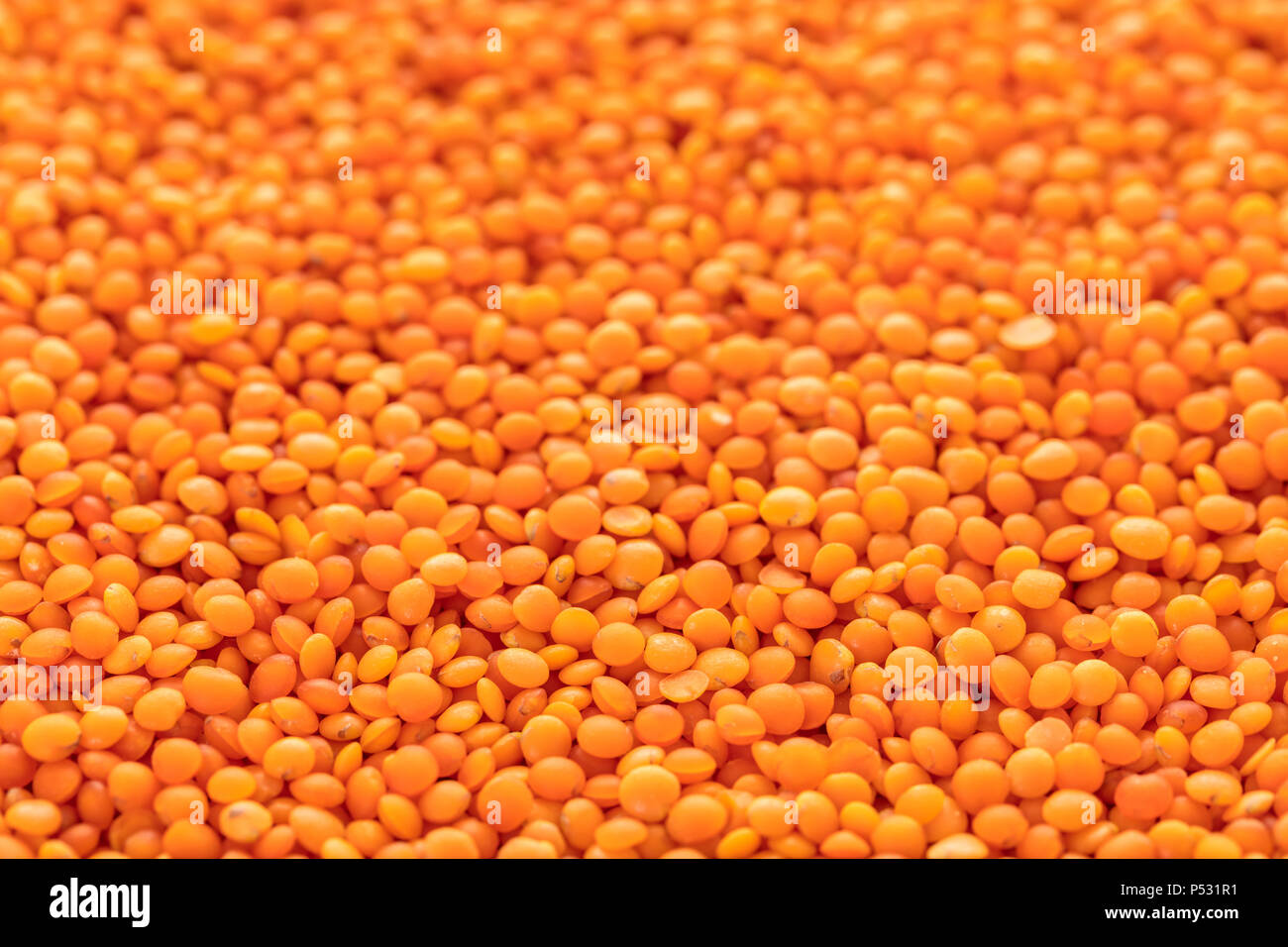 food background of raw lentils texture closeup Stock Photo - Alamy