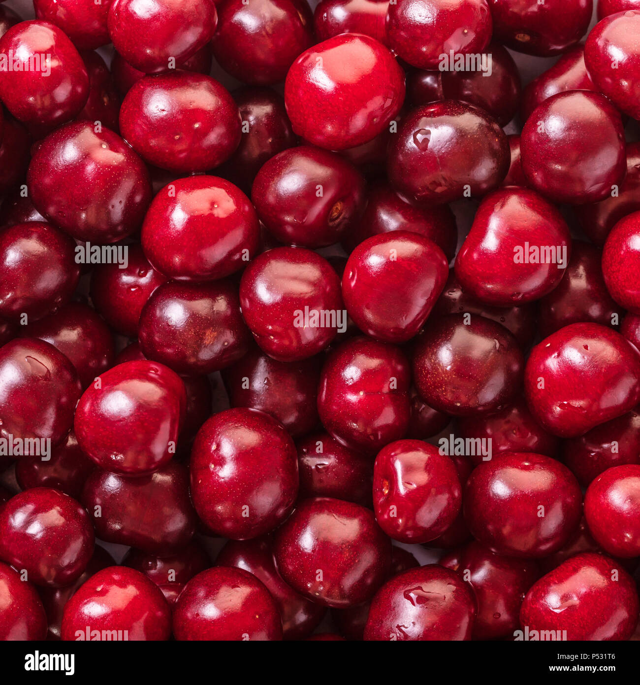 food background texture of fresh berries cherries Stock Photo - Alamy