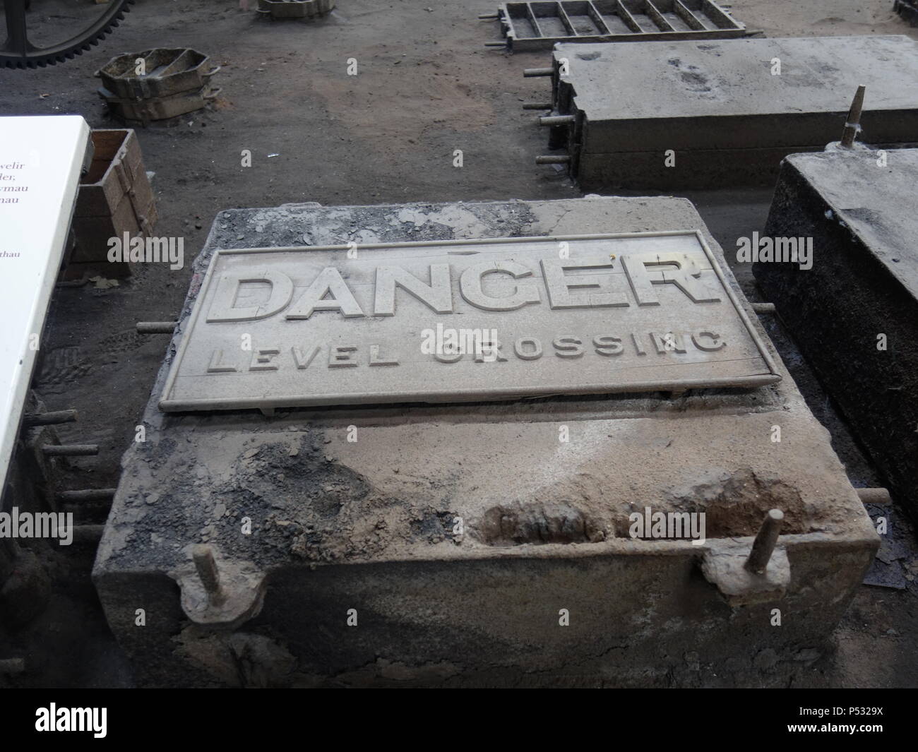 danger level crossing Stock Photo - Alamy