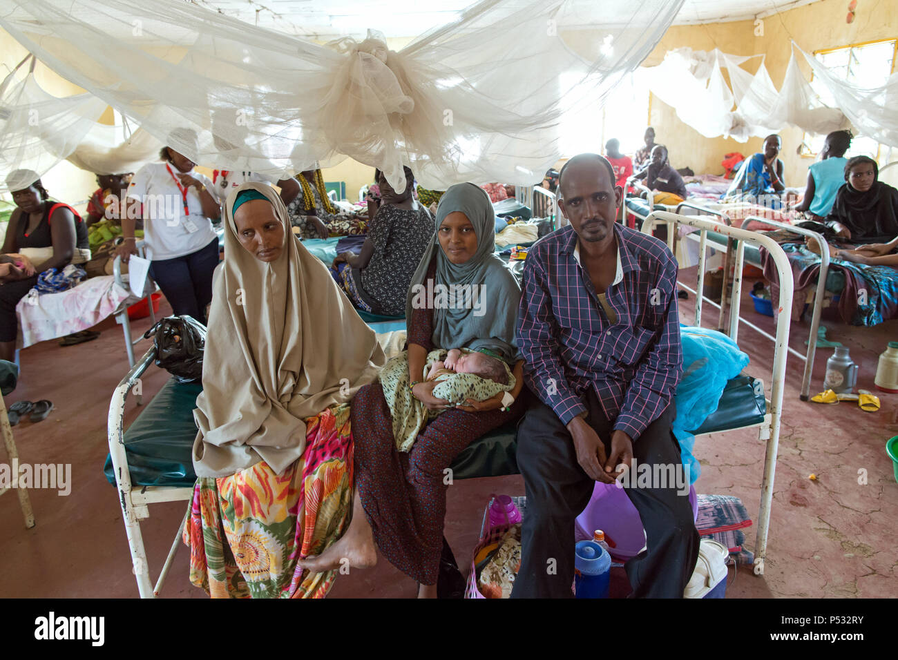 Kakuma, Kenya - Mother and child in the maternal birth ward of the ...