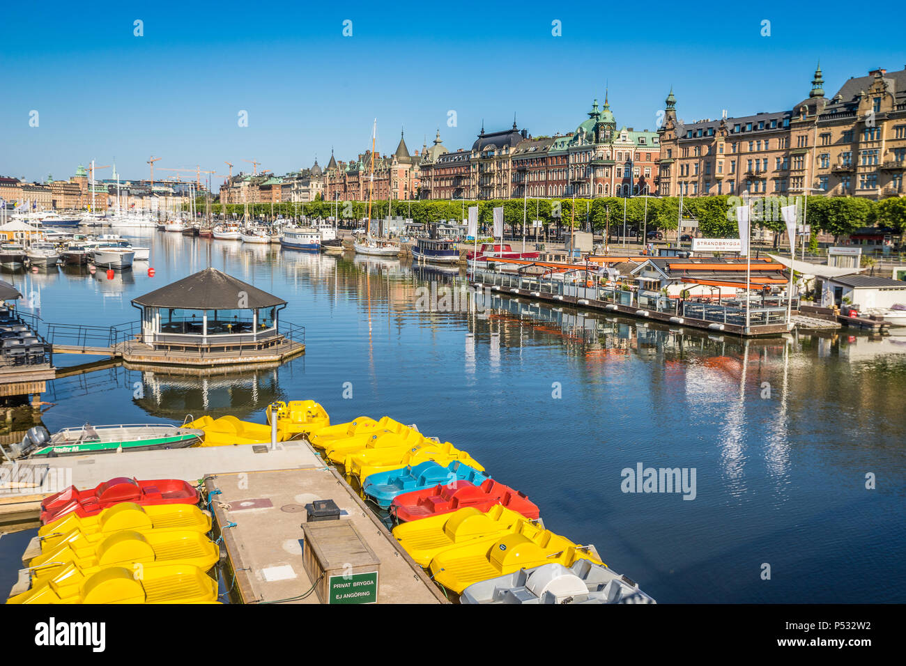 Waterfront of Stockholm Stock Photo - Alamy