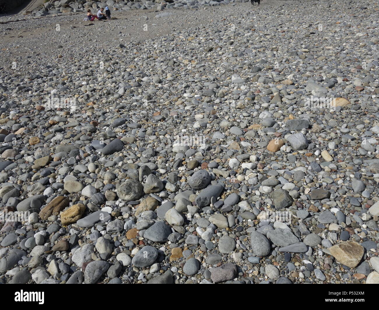 a beautiful pebbly beach Stock Photo - Alamy