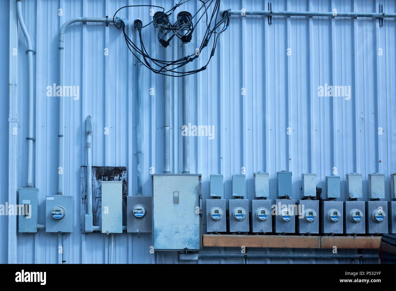 Commercial electricity meter hi-res stock photography and images - Alamy
