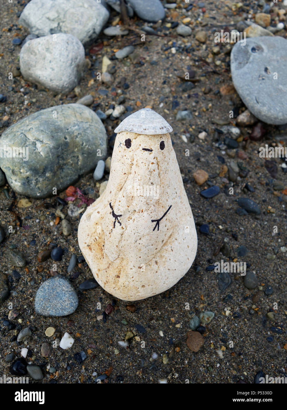 cute little rock person Stock Photo - Alamy