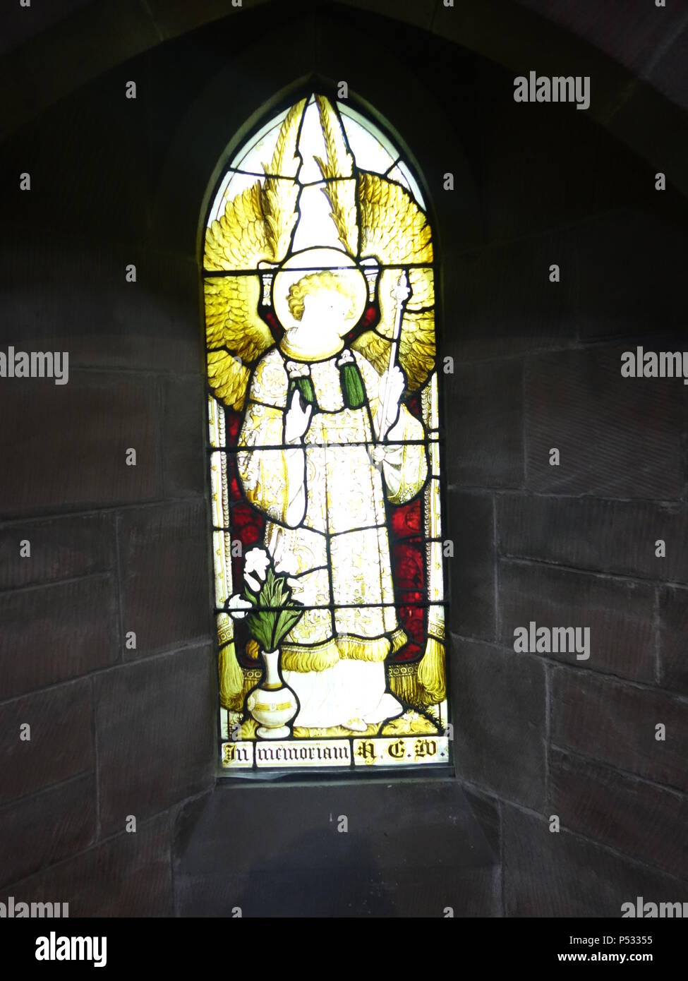 beautiful stained glass windows Stock Photo - Alamy