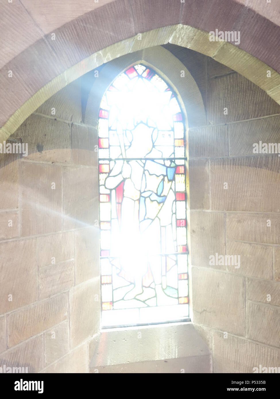 beautiful stained glass windows Stock Photo - Alamy