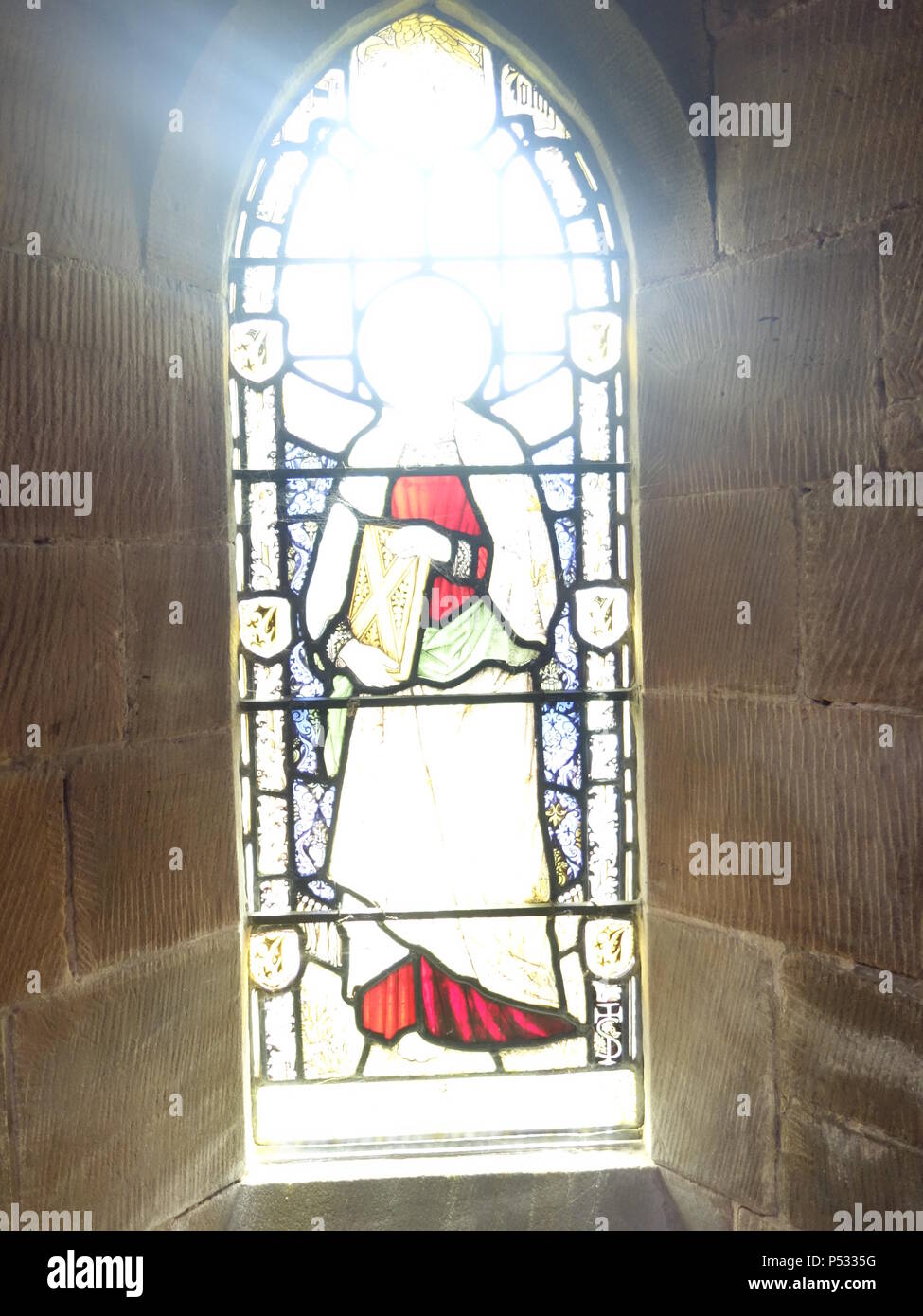 beautiful stained glass windows Stock Photo - Alamy