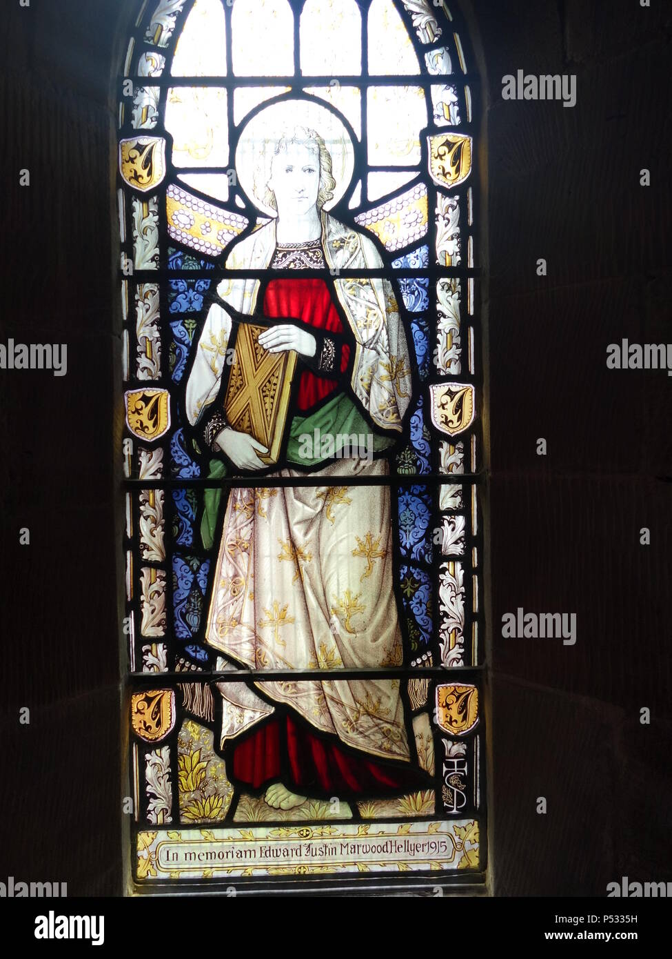 beautiful stained glass windows Stock Photo - Alamy