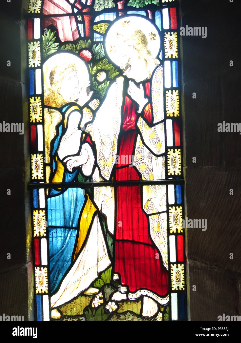 beautiful stained glass windows Stock Photo - Alamy
