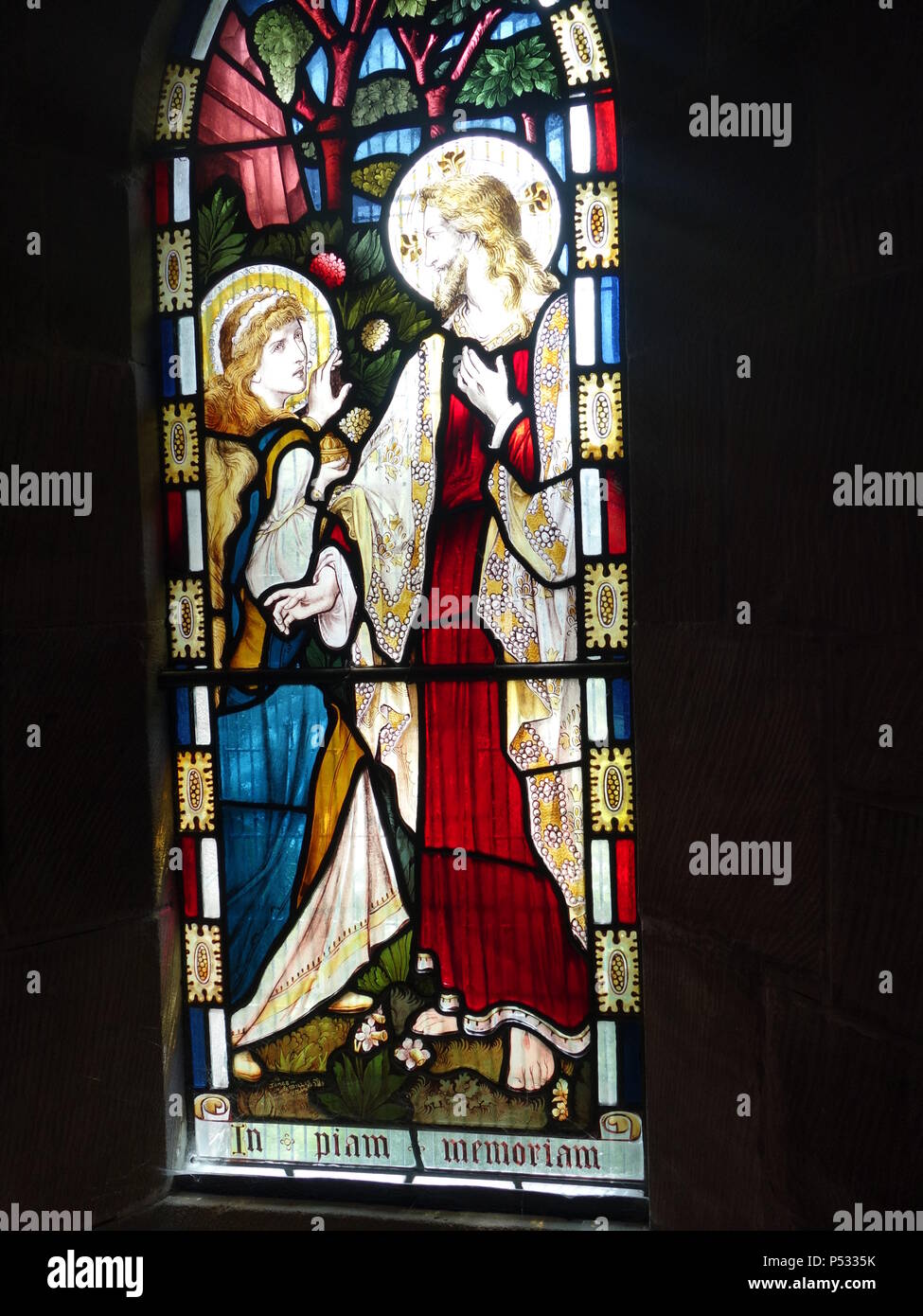 beautiful stained glass windows Stock Photo - Alamy